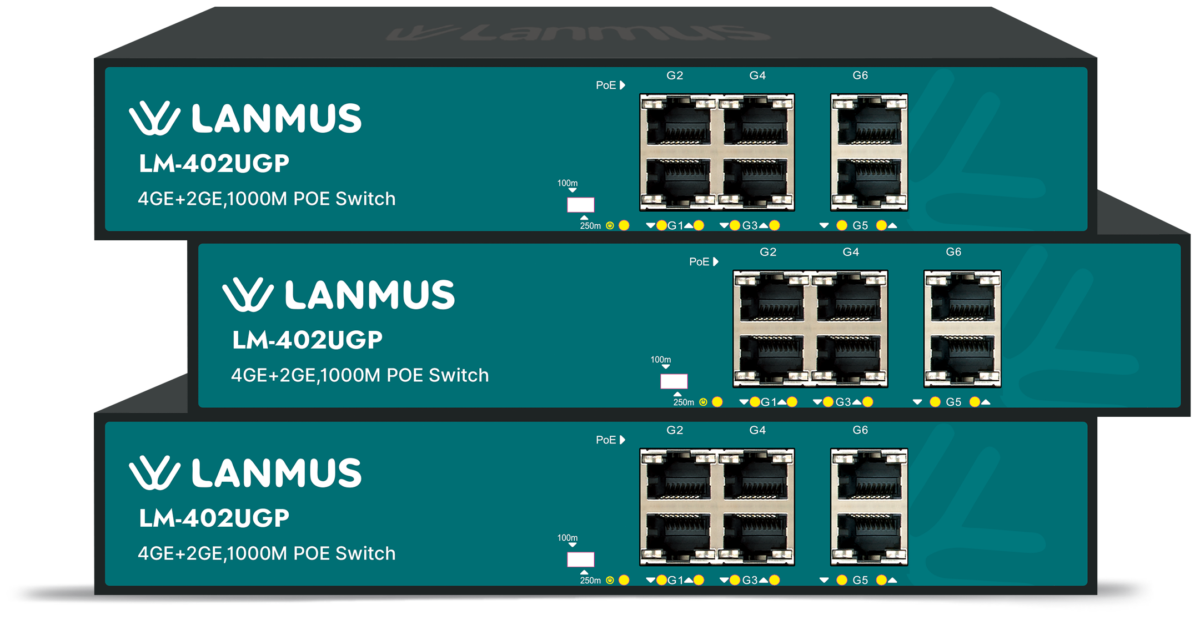 4 Port Switches by LANMUS | Fast & Reliable Network